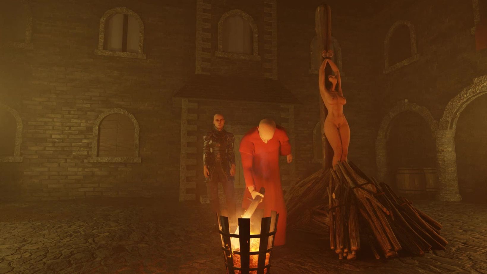 IvantArt - Night Time Witch Burning - ThemisCollection